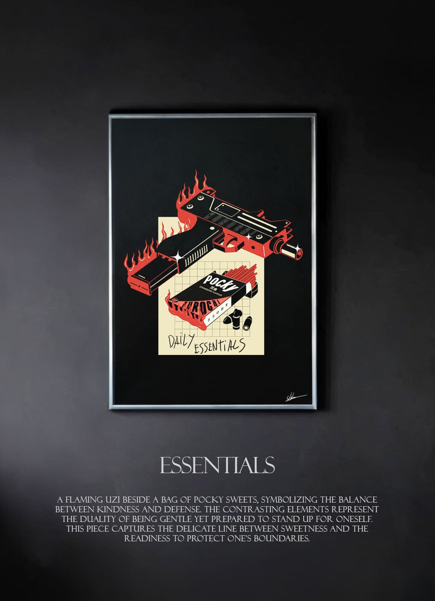"ESSENTIALS" ORIGINAL Artwork – KUROCHI